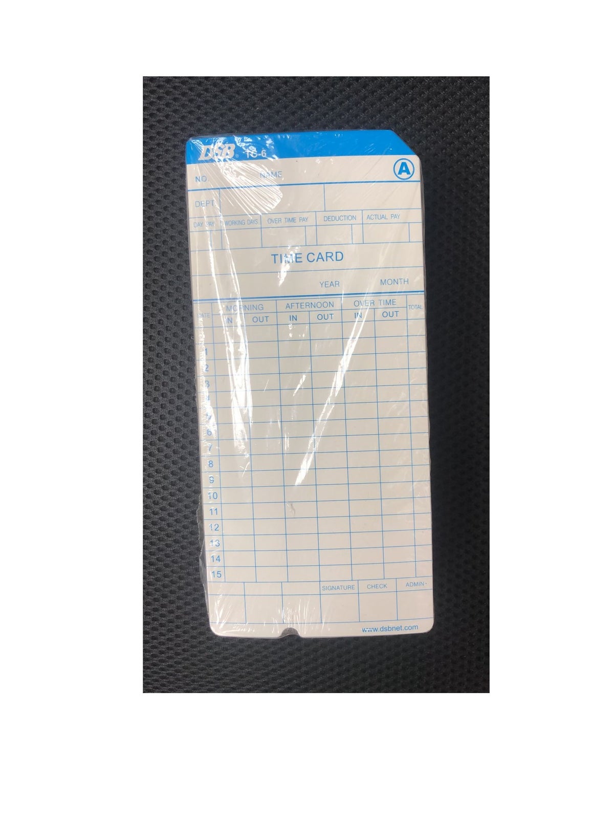 DSB DSB 100PCS Time Cards Time Cards Monthly Time Clock Cards for ...