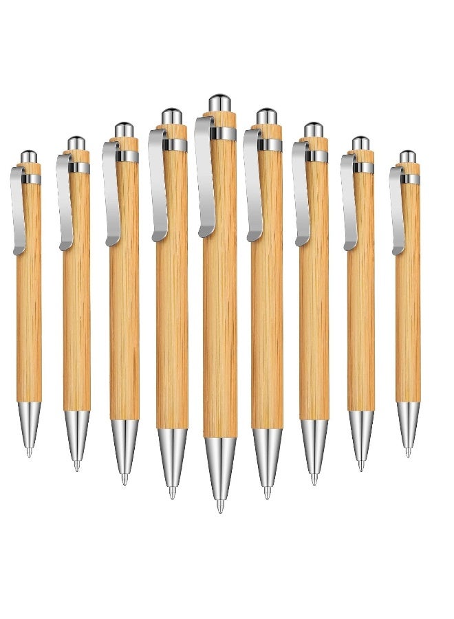 Generic Bamboo Ballpoint Pens 12Pcs Wooden Retractable Ballpoint Pen ...