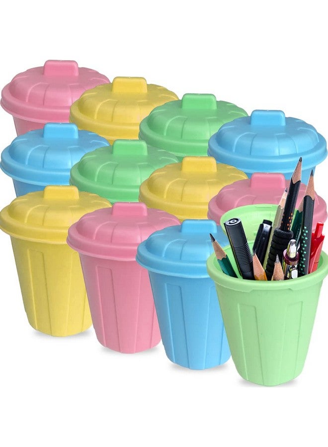 ArtCreativity ArtCreativity 5 Inch Mini Trash Cans Set with Attached ...