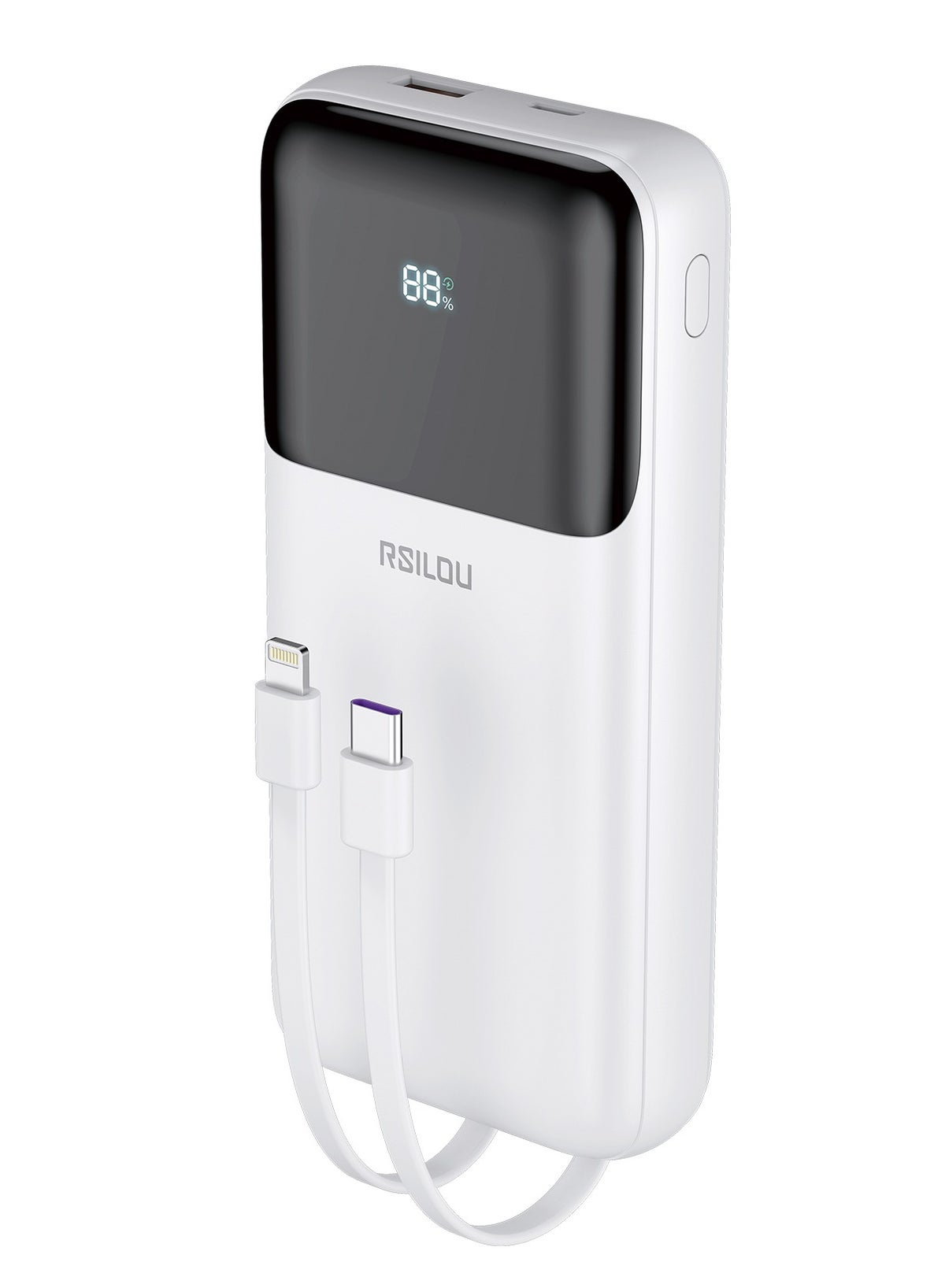 rsilou R1013-002 Power Bank 20000mAh Capacity, Cabled , 22.5W Total ...