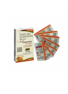 AS SEEN ON TV Super Kam*gra Oral Jelly 2 in 1 Action Sildenafil 100mg ...