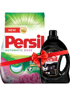 Persil Automatic Powder Detergent 6KG Rose Scent + Black Gel Detergent ...