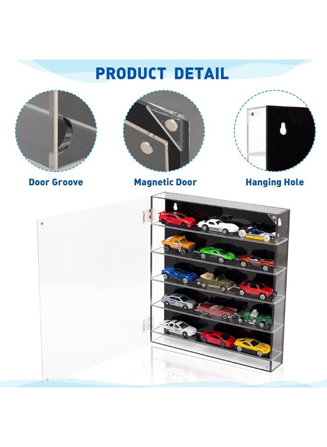 KISLANE KISLANE 5Tier Acrylic Display Case for Toy Cars Matchbox Cars ...