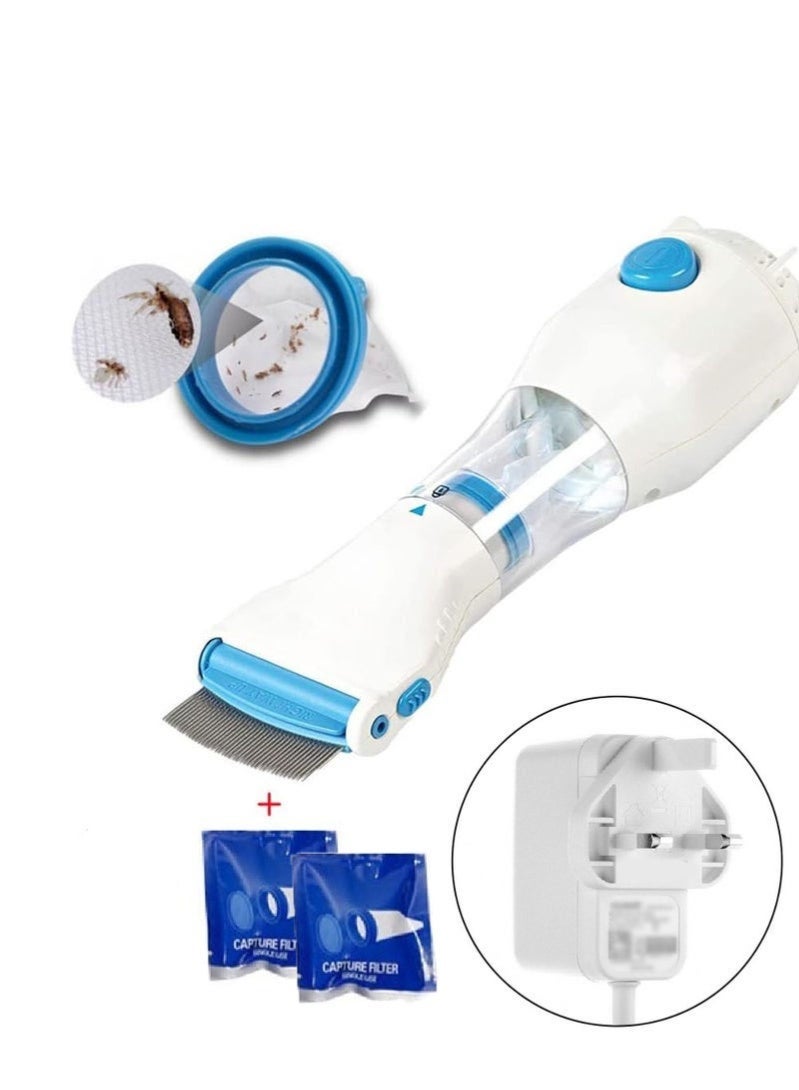 Hikma Beauty Electric Lice Comb, Electric Head Lice Suction Comb, Non ...