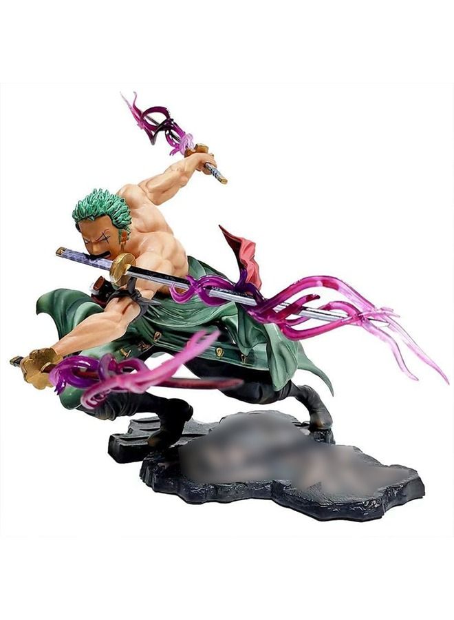 Anime One Piece Roronoa Zoro Action Figure, Anime Figure Sauron Three ...