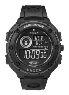 TIMEX Timex Resin Digital Men's Watch With Black Resin Band T49983 UAE ...