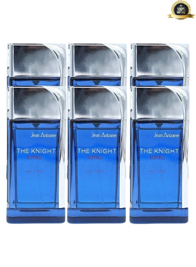 jean antoine 6 Pieces The Knight King Perfume 100ML | Best Price KSA | Riyadh, Jeddah