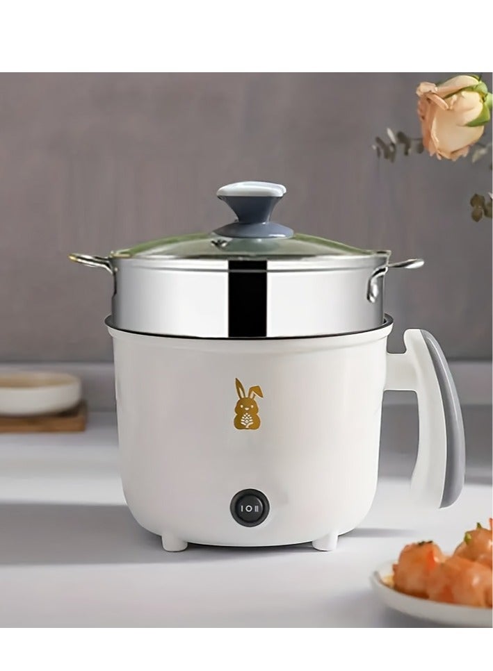 XiuWoo Electric Hot Pot Electric Pot 1.8L Mini Crock Pot Electric ...