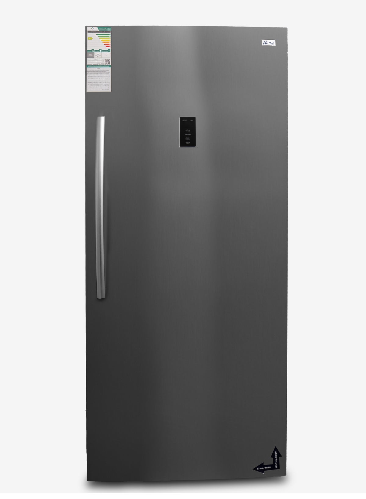 UGINE Ugine Upright Freezer can convert to Refrigerator 598L, 21.1 Cu ...