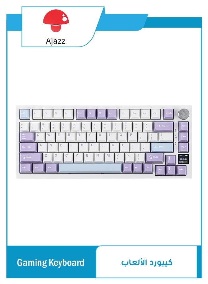 A-jazz AK820 Pro 75% Mechanical Keyboard, Gasket-Mounted Keyboard with ...