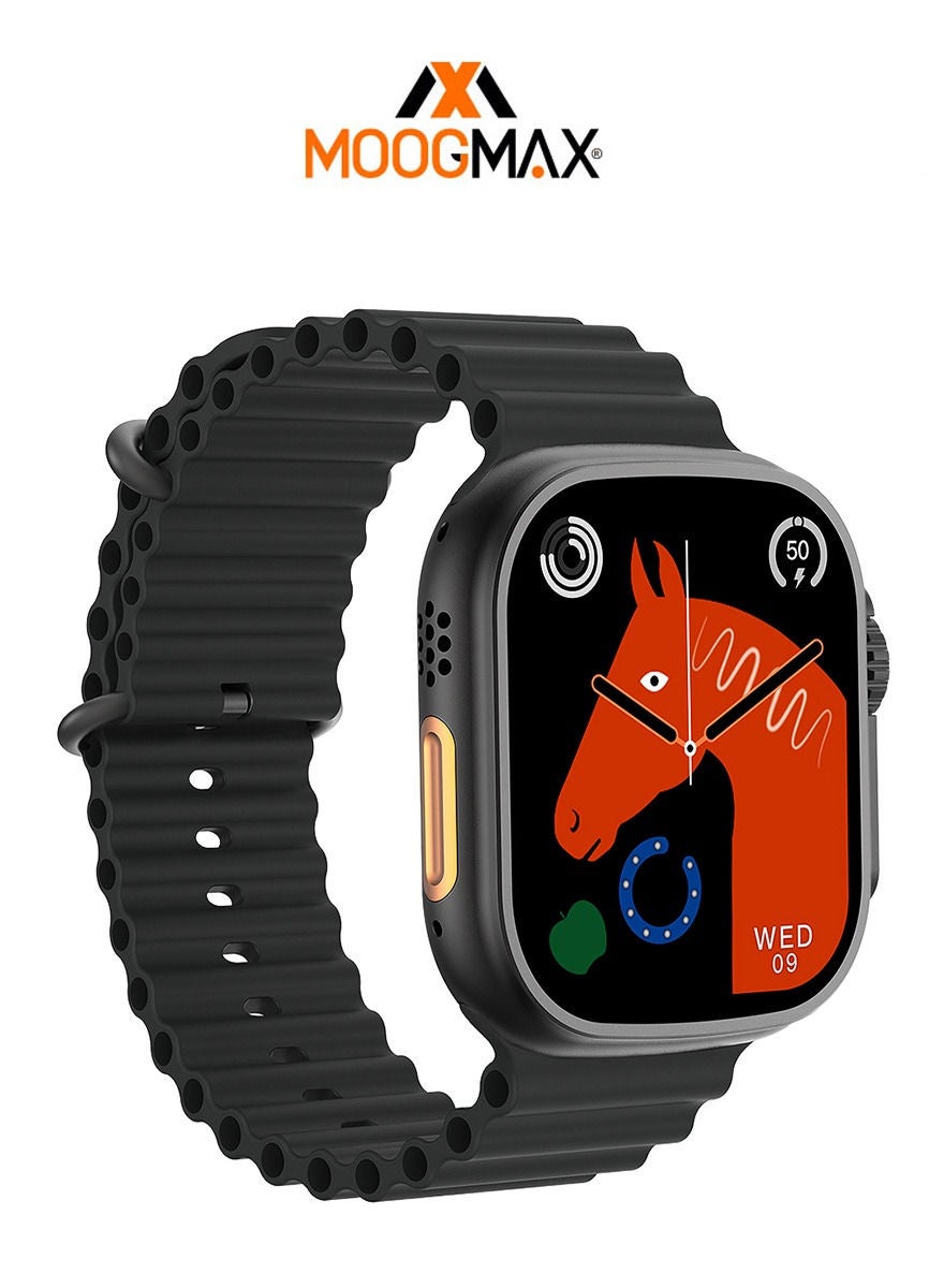 MOOGMAX Moogmax smart watch Ultra with GPS and 49mm aluminum Case with ...