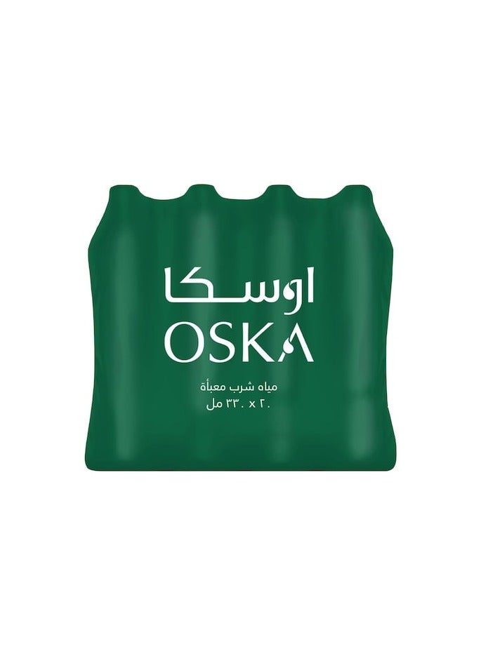 OSKA Bottled Drinking Water 330ml Pack of 20 | Best Price KSA | Riyadh ...