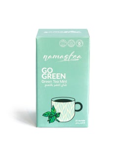 namastea Go Green - Green Tea Mint - 20 Tea Bags UAE | Dubai, Abu Dhabi
