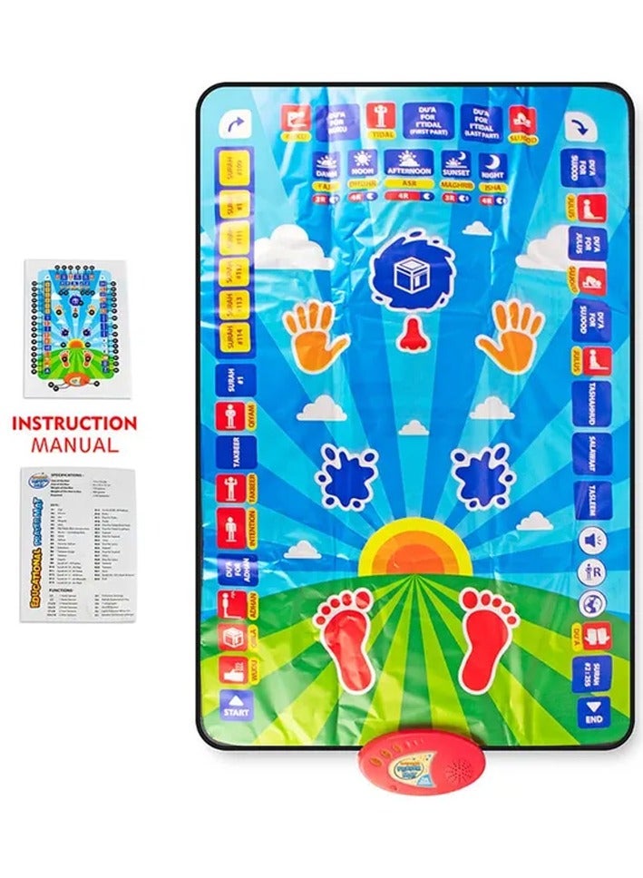 DubaiGallery Kids Educational Smart Prayer Mat for Kids EDUCATIONAL ...