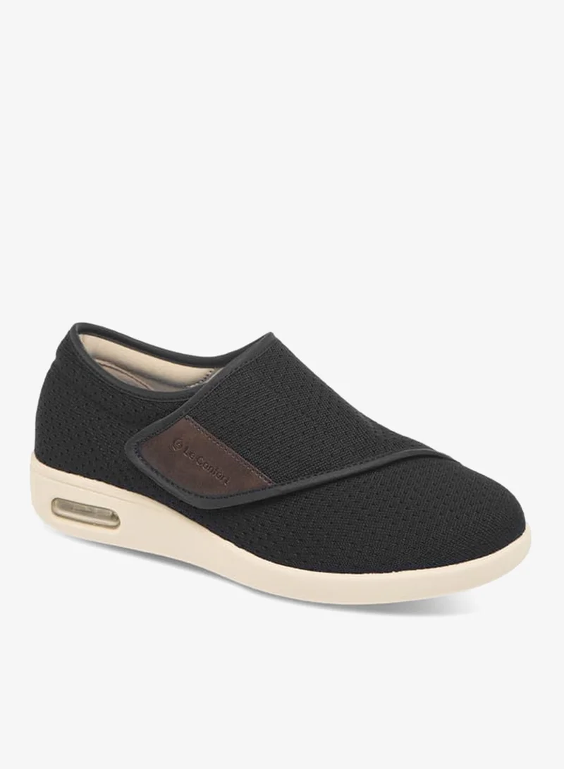 Le Confort GREY Flap Detail Slip-On Comfort Diabetic Shoes for Women ...