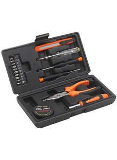 Crest 18-Piece Portable Tool Kit Household Hand Toolbox General Repair ...