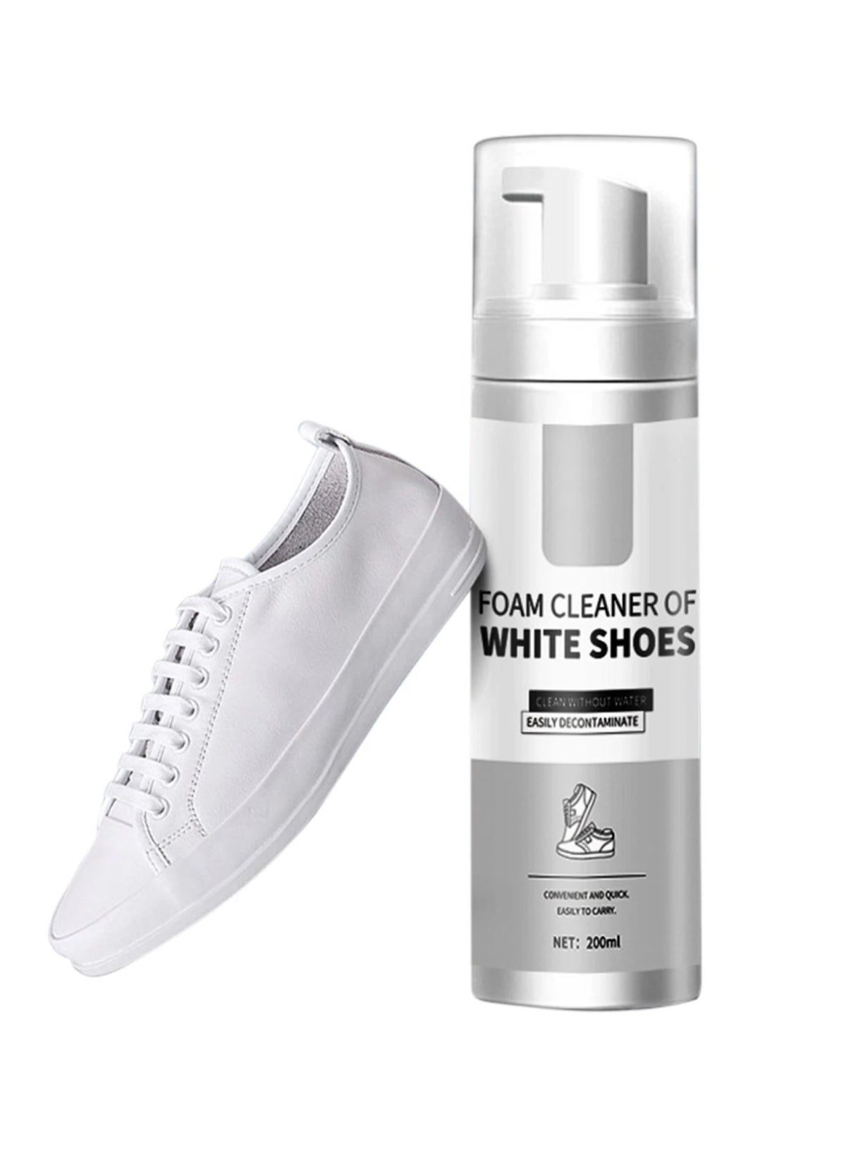 Generic White Sneakers Shoes Cleaning Care Shoe Foam Cleaner 200Ml ...