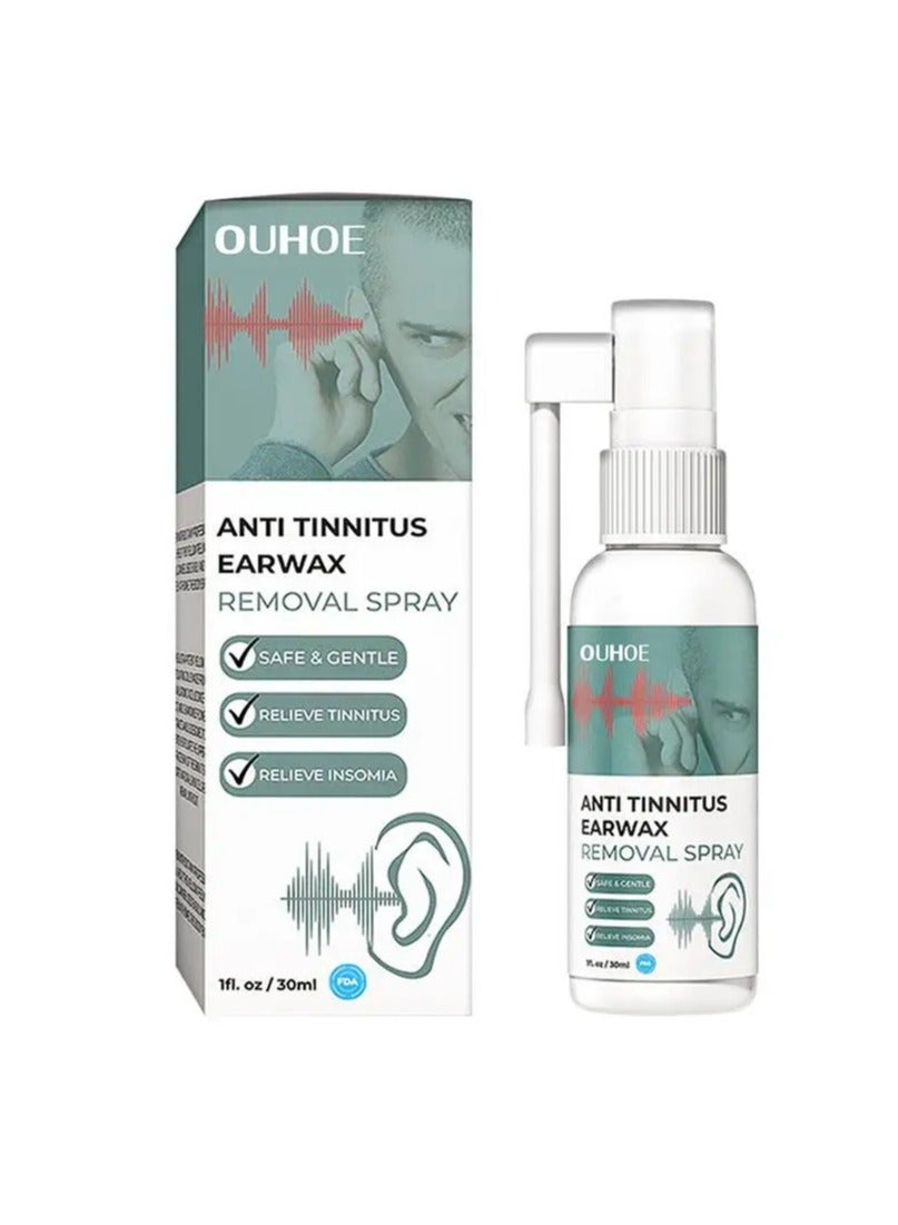 OUHOE Anti-tinnitus Spray, Portable Earwax Removal Spray, Multi-purpose ...