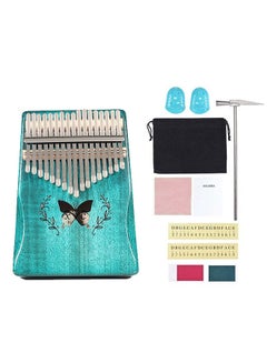 S-Color Kalimba Thumb Piano Kalimba 17 Keys Study Instruction and Tune ...