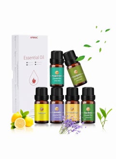 AMINAC Essential Oils Set for Diffuser, 6pcs x 10 mL Diffuser Oil ...