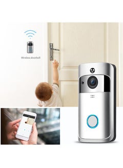 Thoraya Wireless Video Doorbell 720P Visual Real-time Intercom Wi-Fi Video Bell PIR Detection ...