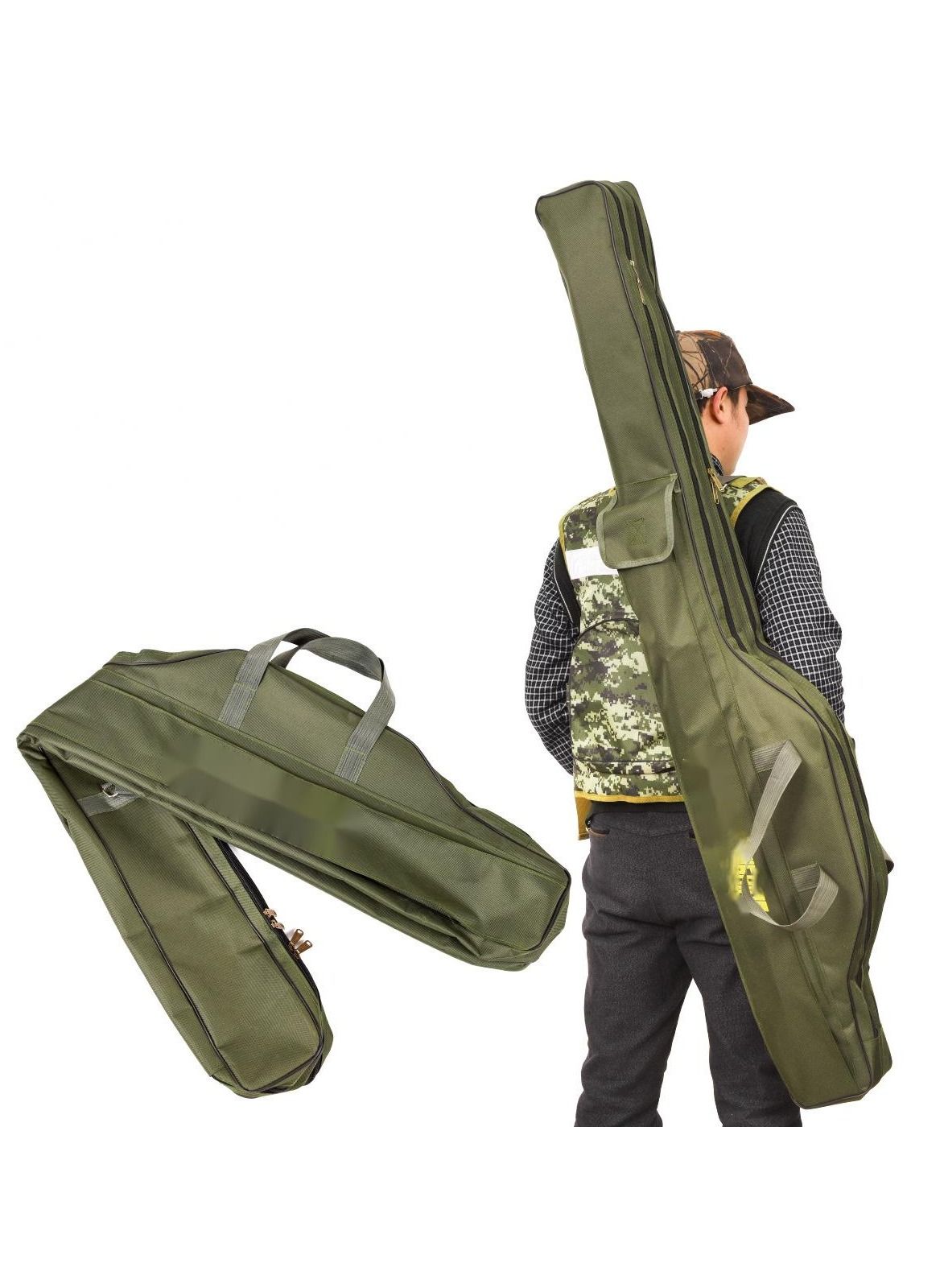 NIBEMINENT Folding Pot-Bellied Fishing Rod Bag | Best Price UAE | Dubai ...