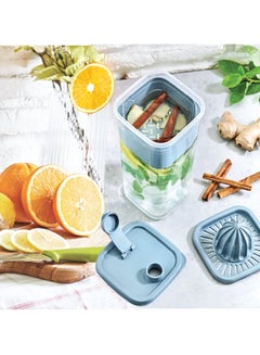 MAXQON Juice Jar With Strainer And Lemon Squeezer (28x11cm, Capacity 2L ...