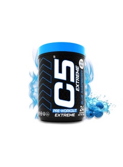 C5 Energy C5 Extreme Pre Workout Powder Blue Raspberry - 24 Servings ...