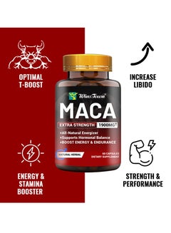 Wins Town Maca extra strength supports balance boost energy Dietary ...