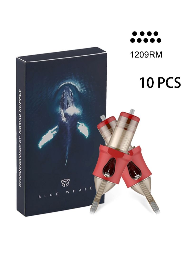 FOCOLABU FOCOLABU 9RM Tattoo Syringe Bugpin Round Liner 10 Pieces with ...