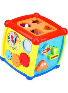 ECVV Baby Activity Cube 6 In1 Learning Activity Cube Toy With Music ...