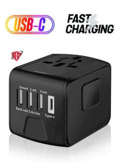BGM Universal Travel Adapter with Multiple Regional Power Socket Plugs ...