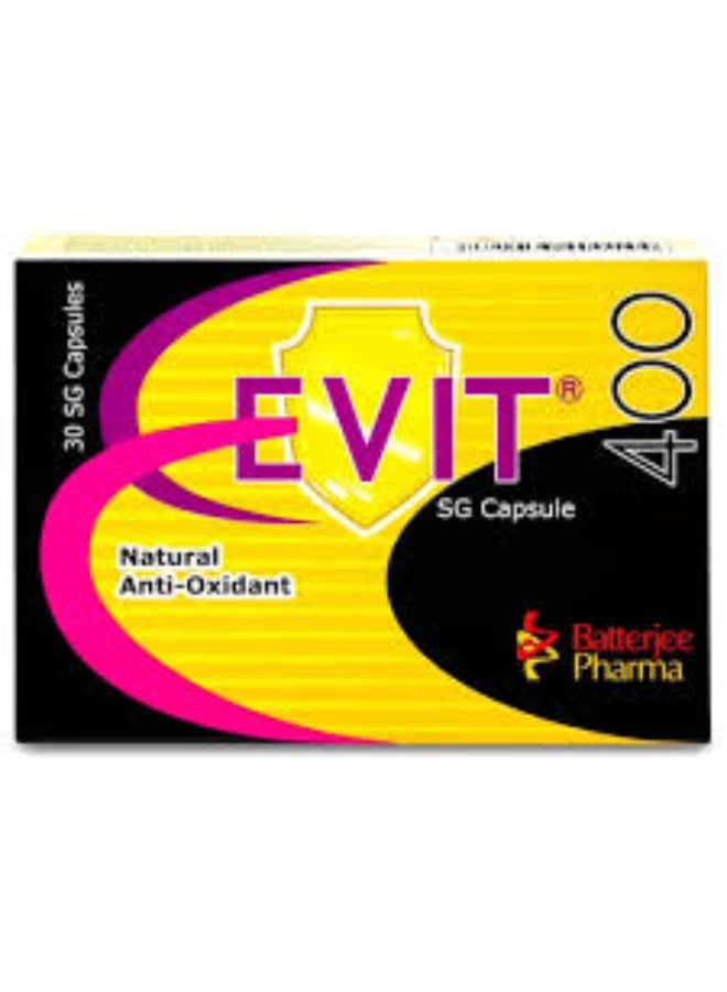 Geltec EVIT 400mg Vitamin E,30 Softgels | Best Price UAE | Dubai, Abu Dhabi