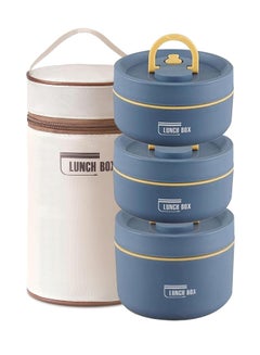 Generic 3 Tier Portable Insulated Lunch Containers with Bag, Separate ...