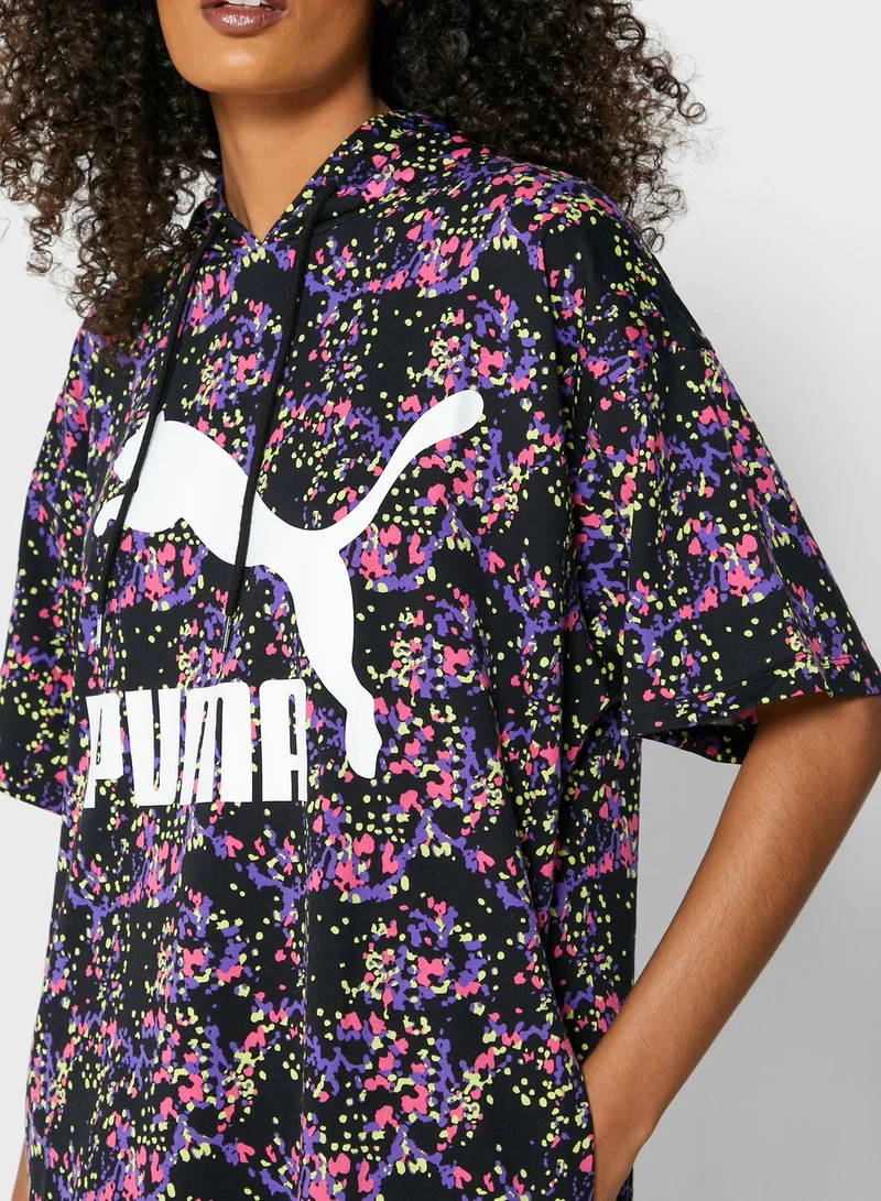 PUMA Summer AOP Hooded Dress for Women | Best Price Bahrain