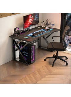 AGD Computer Desk Simple Gaming Desk for Bedroom Home Study Writing ...