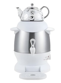Generic Electric Samovar Tea Maker White Ceramic Enamel Electric Kettle ...