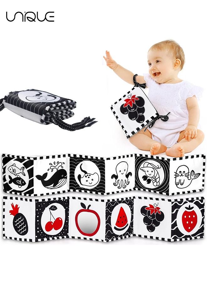 Unique Baby Toys 0-6 Months, Black and White High Contrast Sensory ...