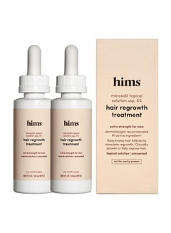 HIMS & HERS Hims Extra Strength Hair Regrowth Treatment For Men With 5% ...