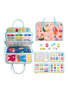 KASTWAVE KASTWAVE Busy Board Sensory Toys, Toddler Travel Activities ...