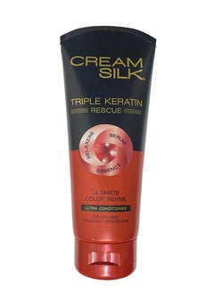 Cream Silk Triple Keratin Rescue Ultimate Color Revive Conditioner ...