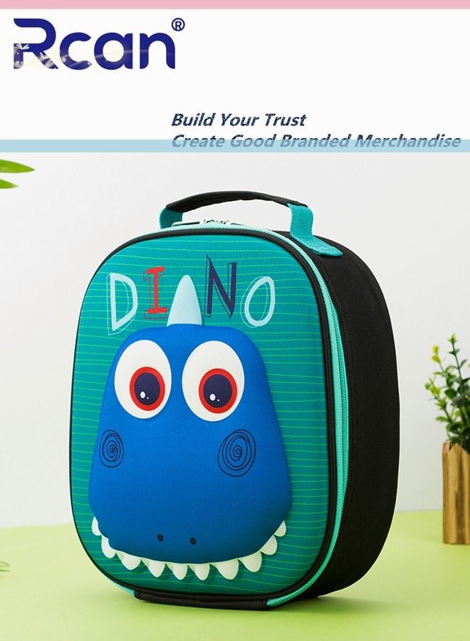 Rcan Cartoon Lovely Hippo Lunch Bag Insulated Lunch Box Portable Cooler ...