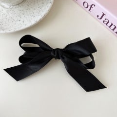 Generic Jisoo Inspired Black Bow Hair Clip with Streamers Black UAE ...