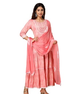 PRIYA’S PANACHE PRIYA’S PANACHE Women Long Gown Style Flowing Kurta ...