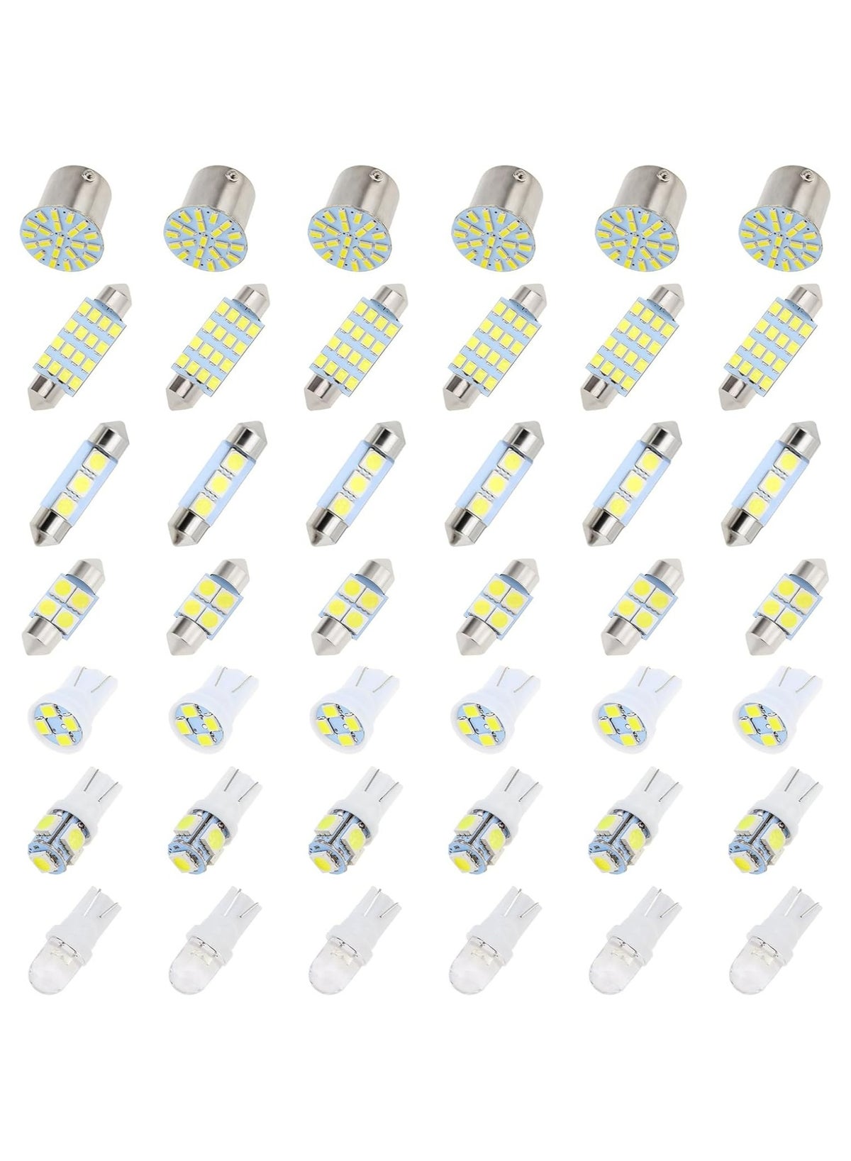 TLAXCA 42 Pieces Car LED Bulbs, Auto Interior Light Kit Set, Super ...