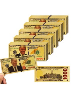 PartyYeah Donald Trump 1000 Dollar Bill Banknote One Thousand 24K Gold ...