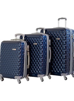 milanobag Milano Pc Trolley Luggage 3 Pieces Set Mb 217 blue Egypt ...