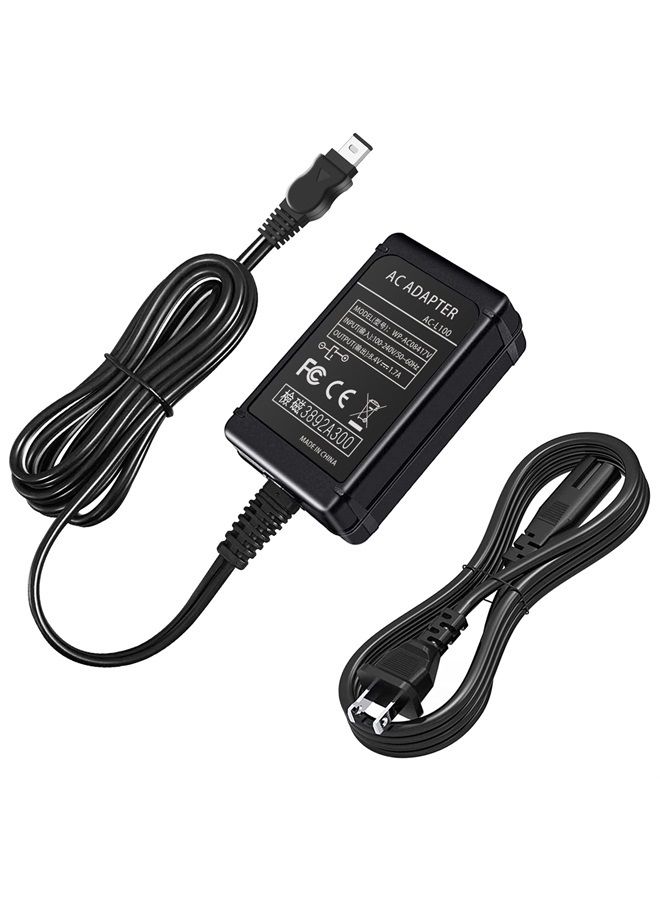 TKDY AC-L100 for Sony Handycam Camcorder Charger, ACL100 Power Adapter ...