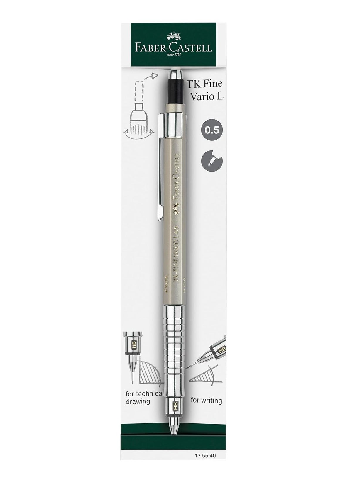 FABER-CASTELL Faber-Castell Mechanical Pencil TK-Fine Vario L 0.5mm ...