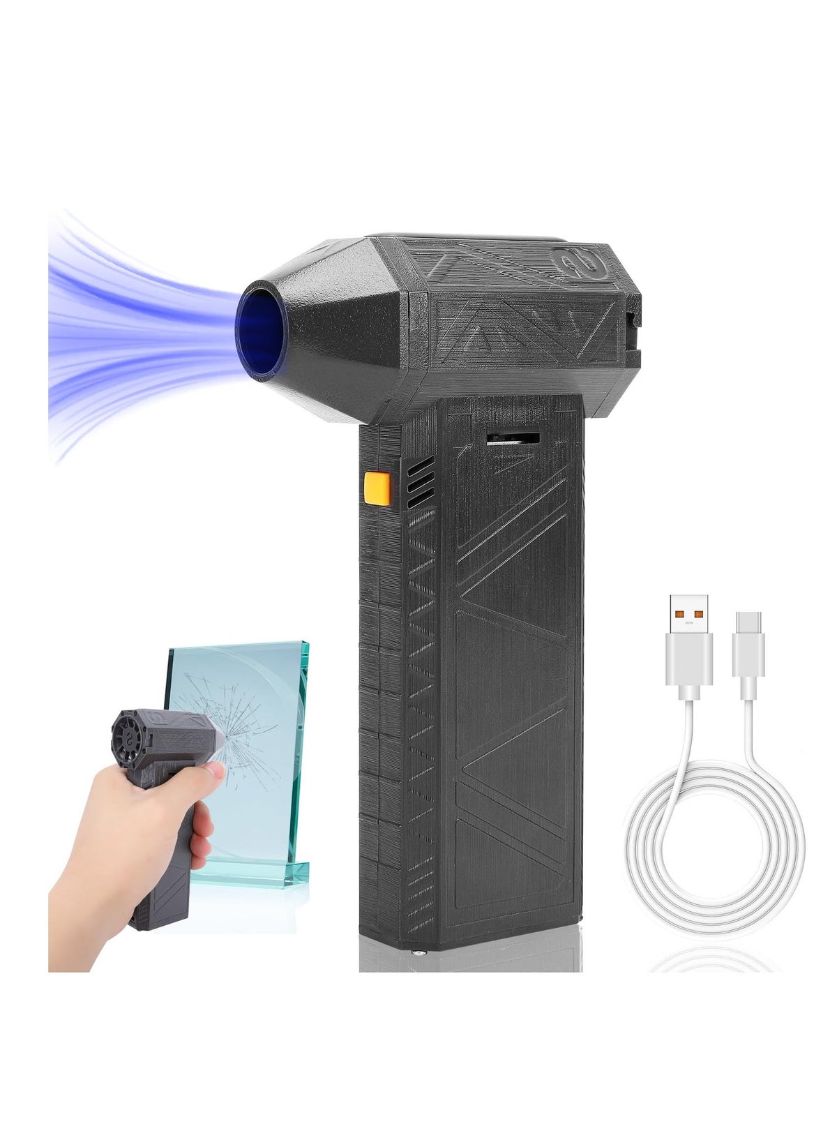 Gale Force S Jet Dry Mini Blower, 130000 RPM Portable Mini Jet Blower ...